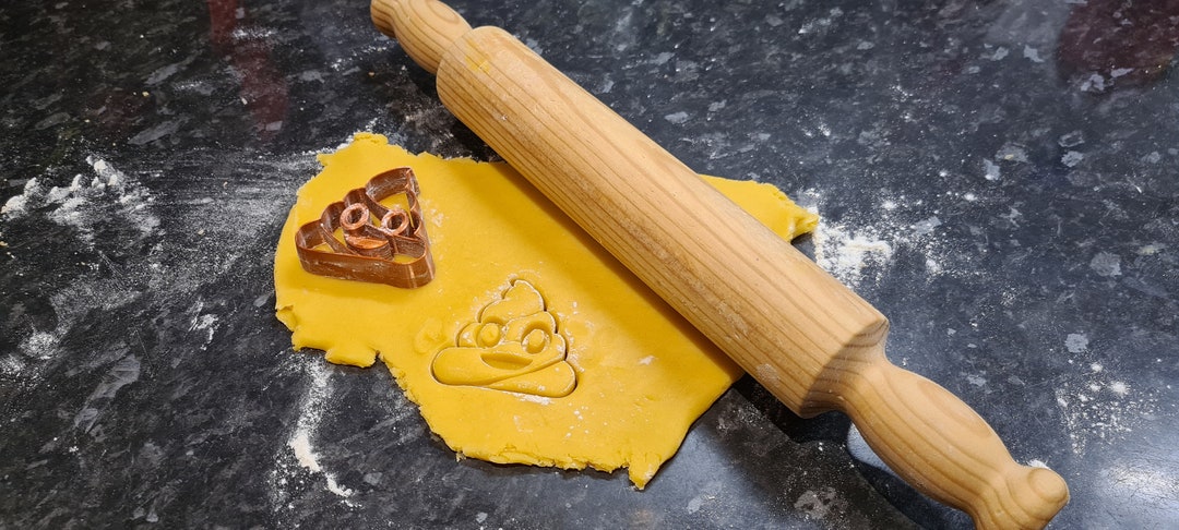 Copper 3D Printed Poop Emoji Cookie/biscuit/fondant Cutter - Etsy