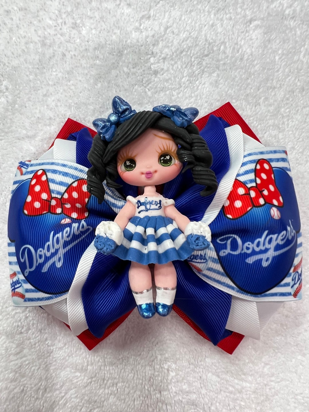 Bow for Girl DODGERS Hair Bows for Girls, Little Girl Bow alligator ...