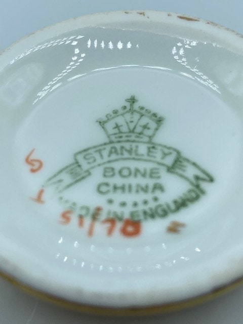 Vintage Stanley Bone China Tea Cup With Saucer Made in England - Etsy
