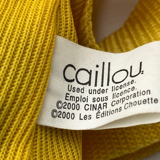 Vintage Caillou Kid Backpack Plush 2000 - Etsy