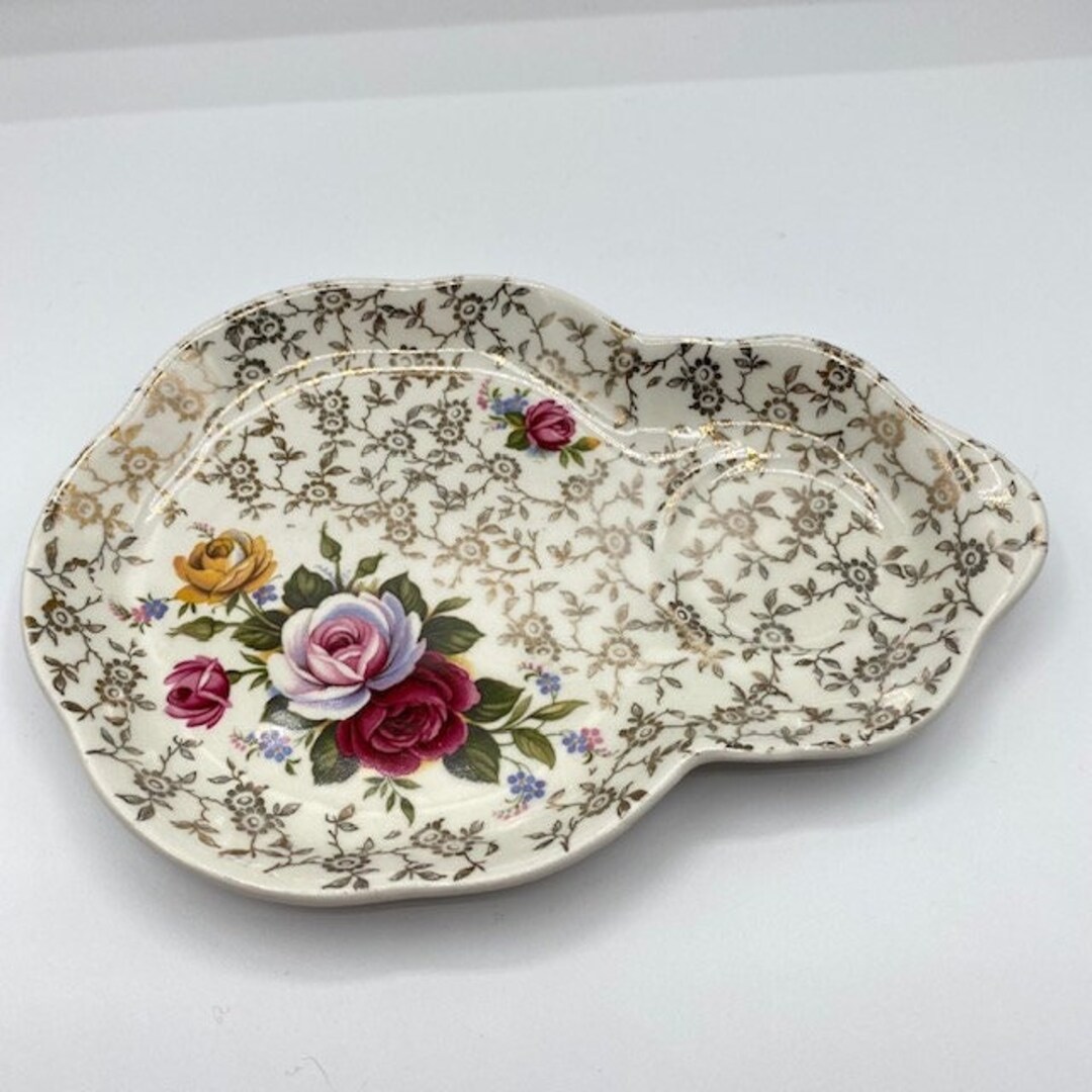 Vintage Old Foley Staffordshire England Tea and Cake Plate James Kent ...