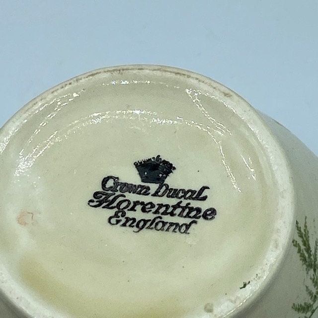 Vintage Crown Ducal Horentine Creamer Made in England - Etsy