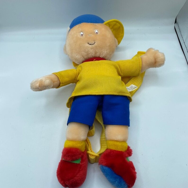 Vintage Caillou Kid Backpack Plush 2000 - Etsy