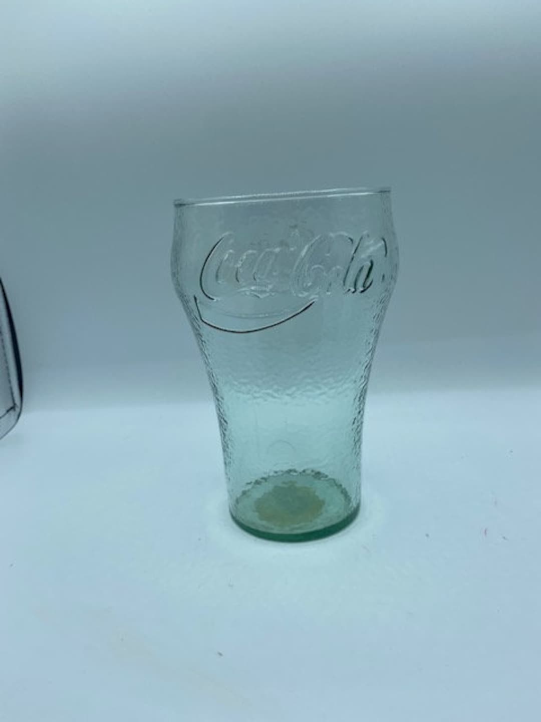 Extra Large Green Tint Pebbled Coca Cola Glass - Etsy