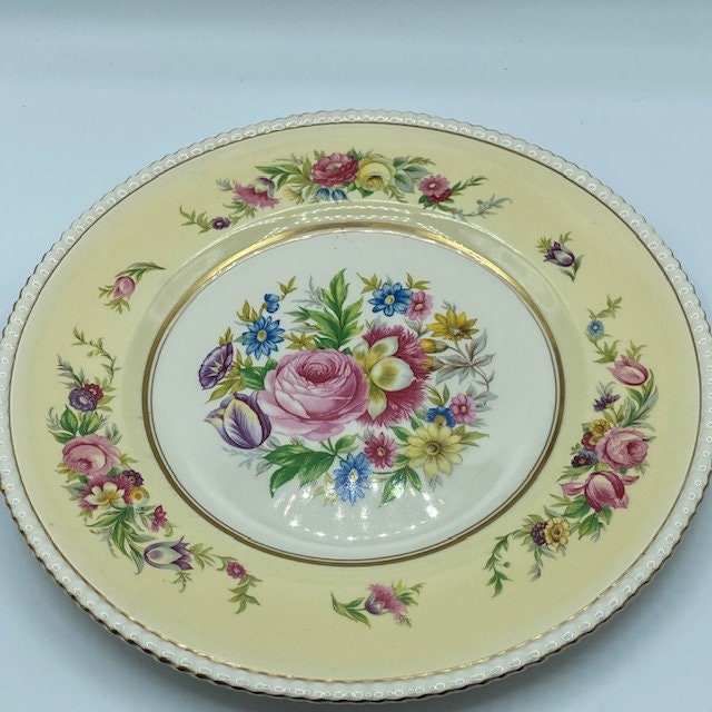 Vintage Plate Simpsons Potters Ltd. Ambassador Ware Cobridge England ...