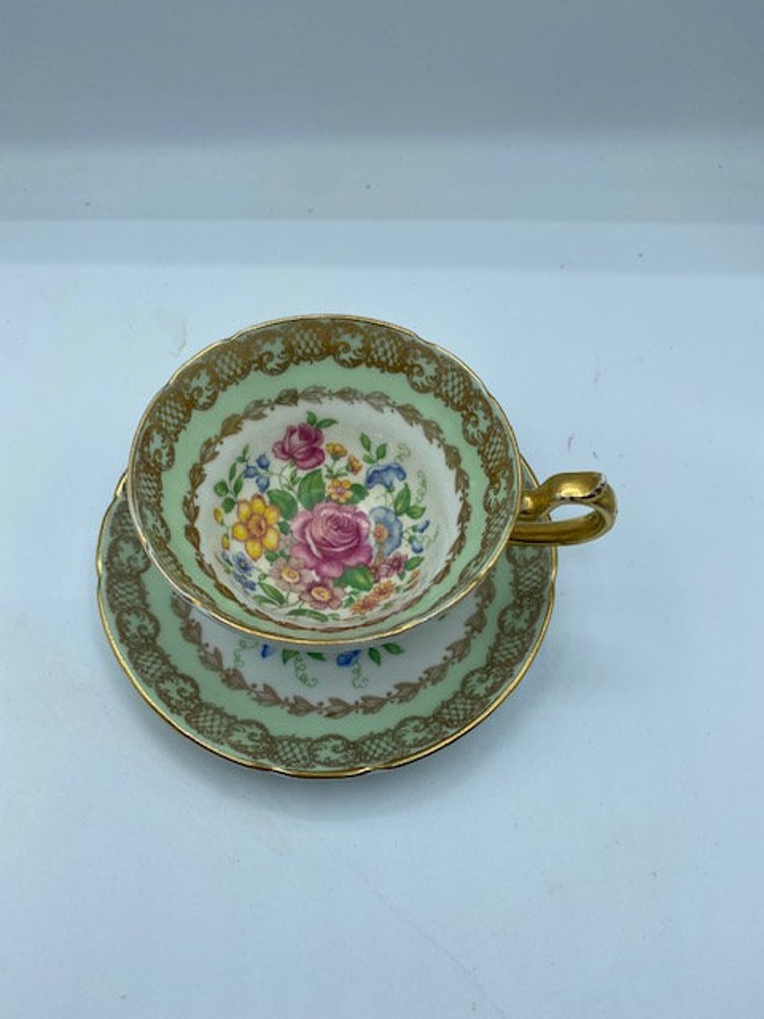 Vintage Stanley Bone China Tea Cup With Saucer Made in England - Etsy