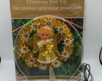 Vintage Angel Hair Tree Topper - Etsy