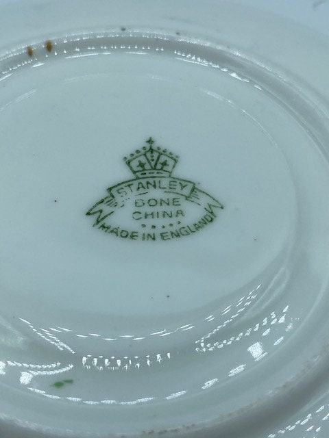 Vintage Stanley Bone China Tea Cup With Saucer Made in England - Etsy