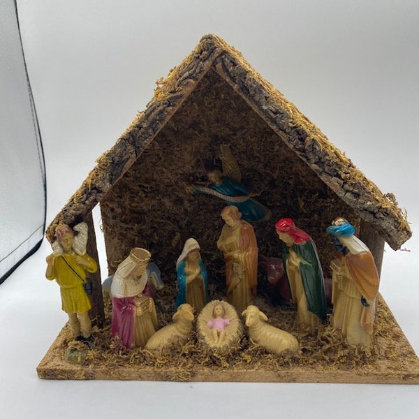 Vintage Woolworth Nativity Set - Etsy