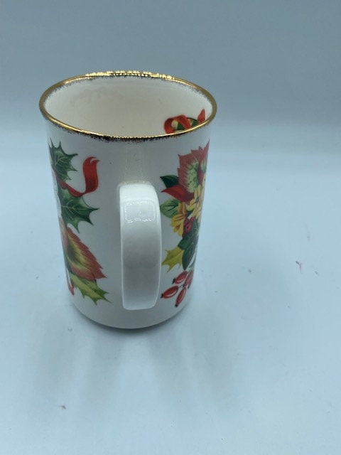 Vintage St George Fine Bone China Made in England Christmas Mug - Etsy