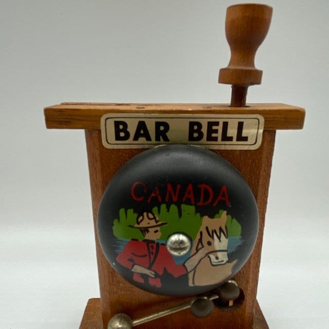 Vintage Bar Bell Ring for Another Round Japan Wood Rings Drinks Bells ...