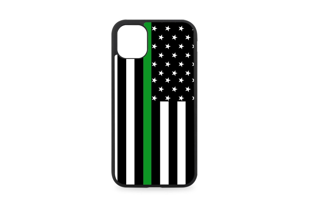 Thin Green Line iPhone Case - Etsy