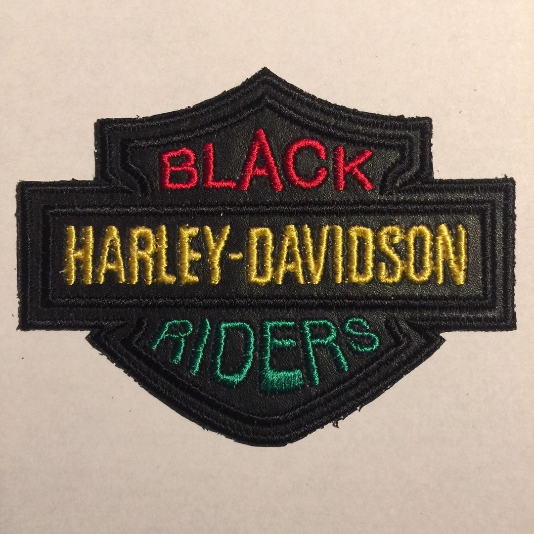 Leather Black Riders Patches 4x3 - Etsy