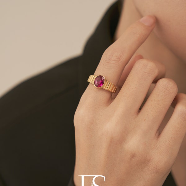 Red Ruby Ring - Etsy