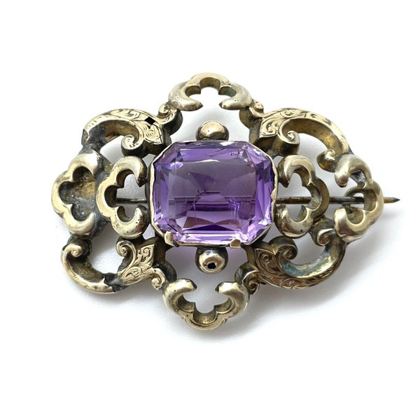 Pinchbeck Brooch - Etsy