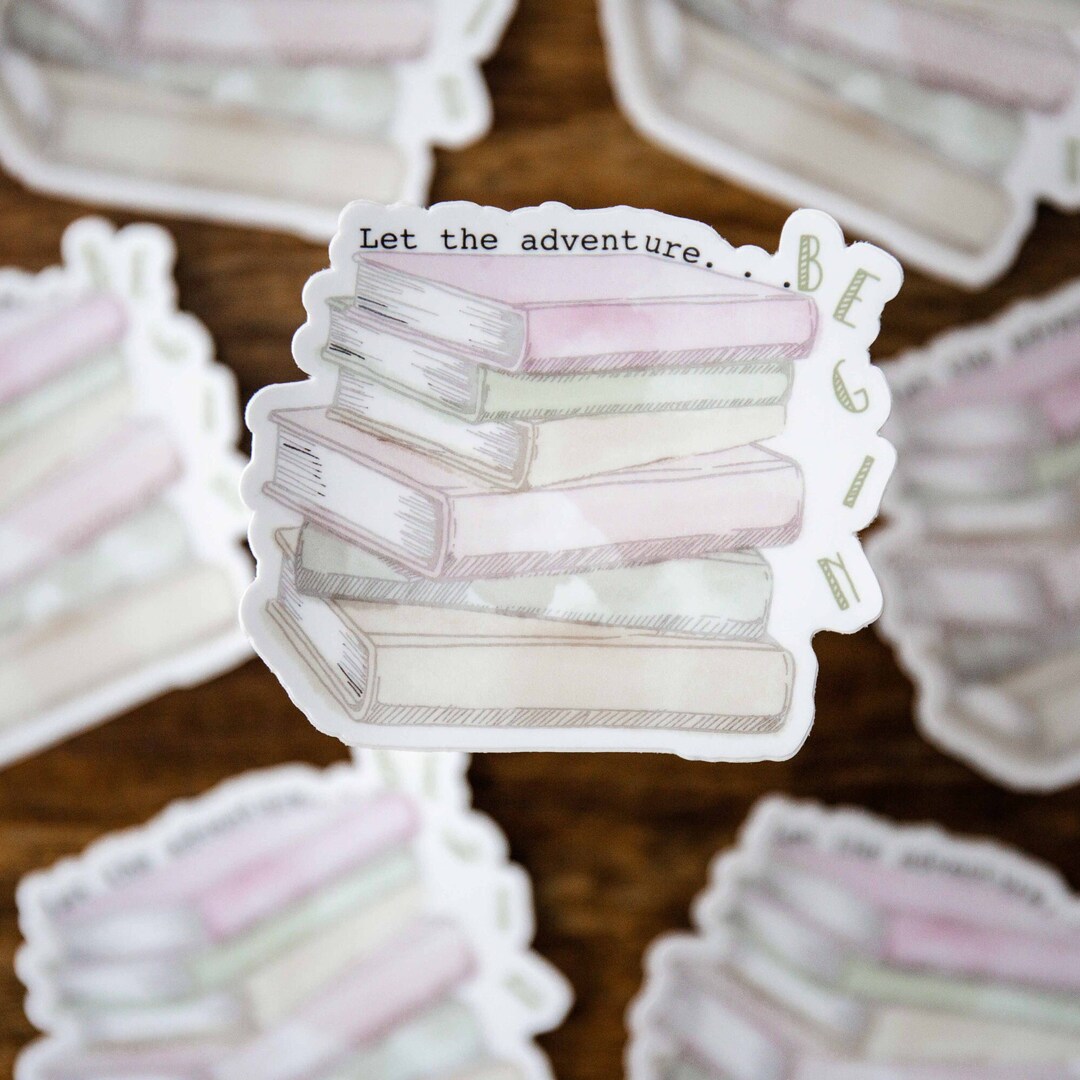 Stack of Books Sticker 3