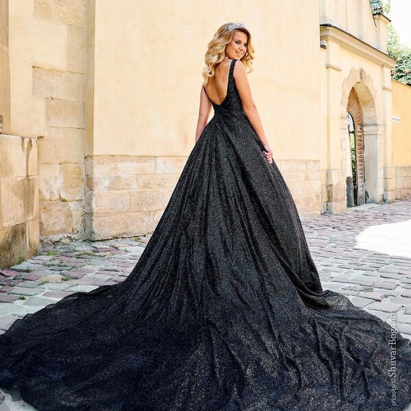 Gothic Black Puffy Dress - Etsy