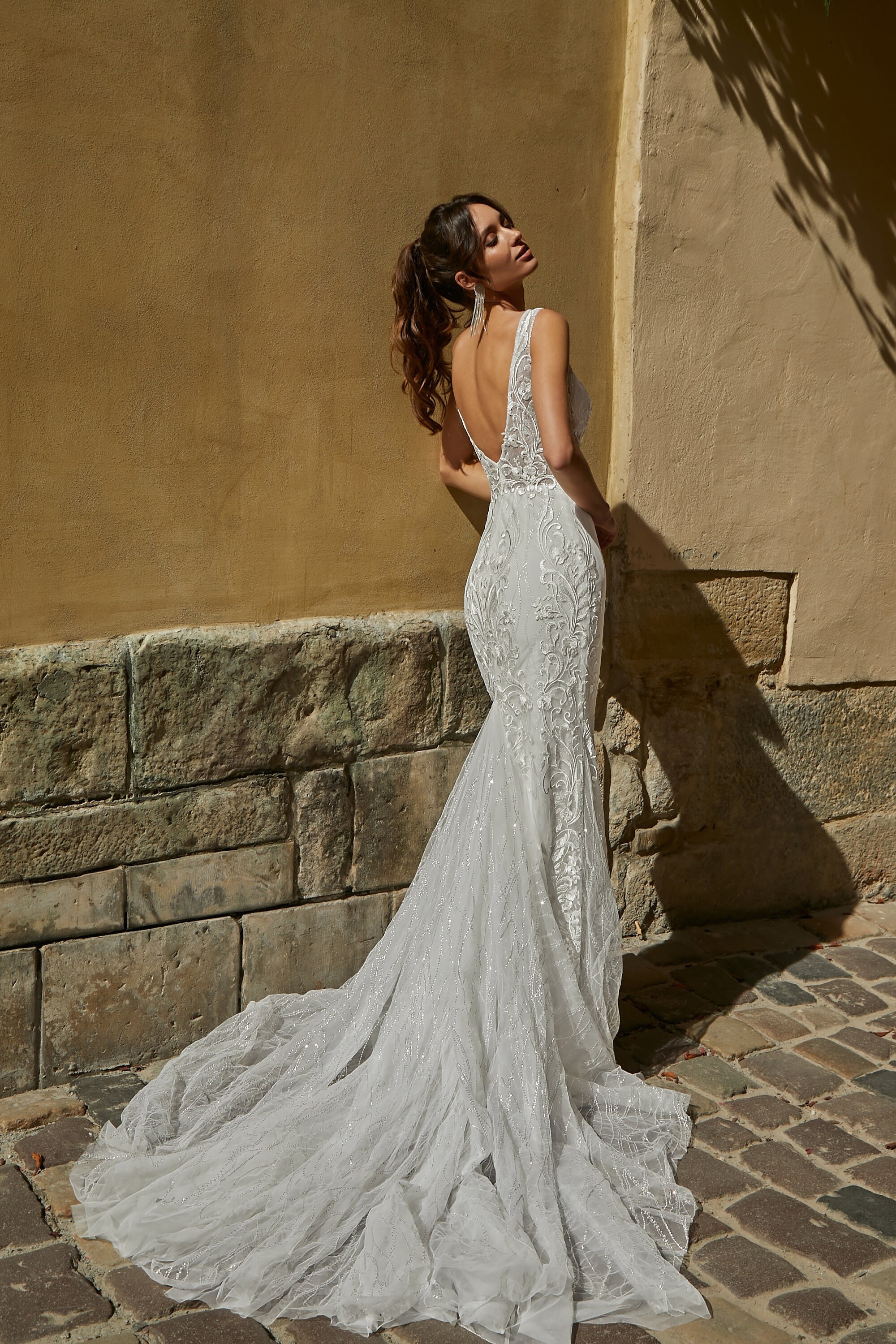 Beautiful Mermaid Lace Wedding Dresses
