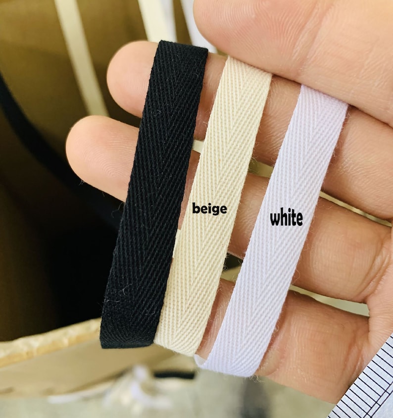 Custom Twill Cotton Ribbon Tape 100 Yards Logo Printed - Etsy