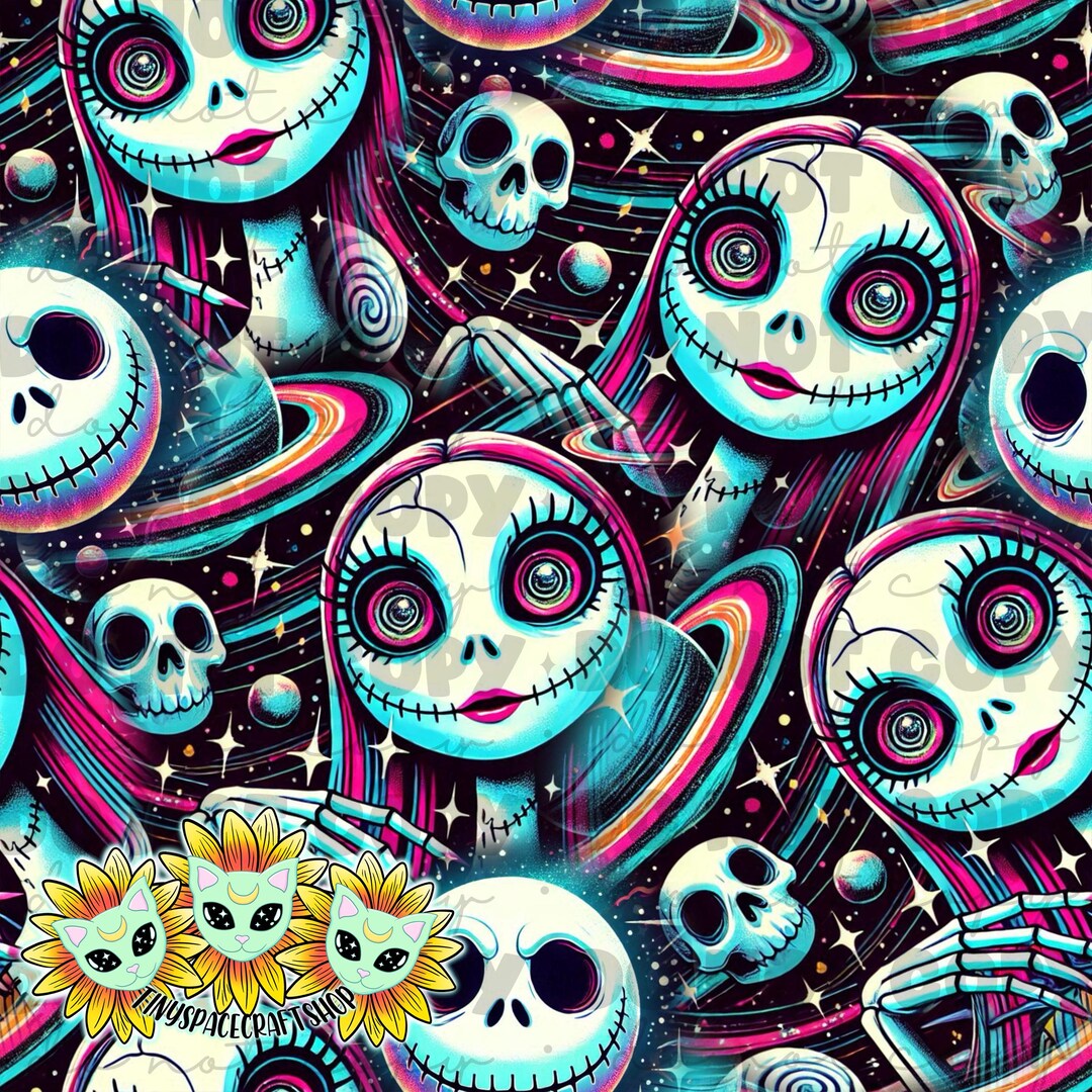 Nightmare Sally SEAMLESS File - Etsy