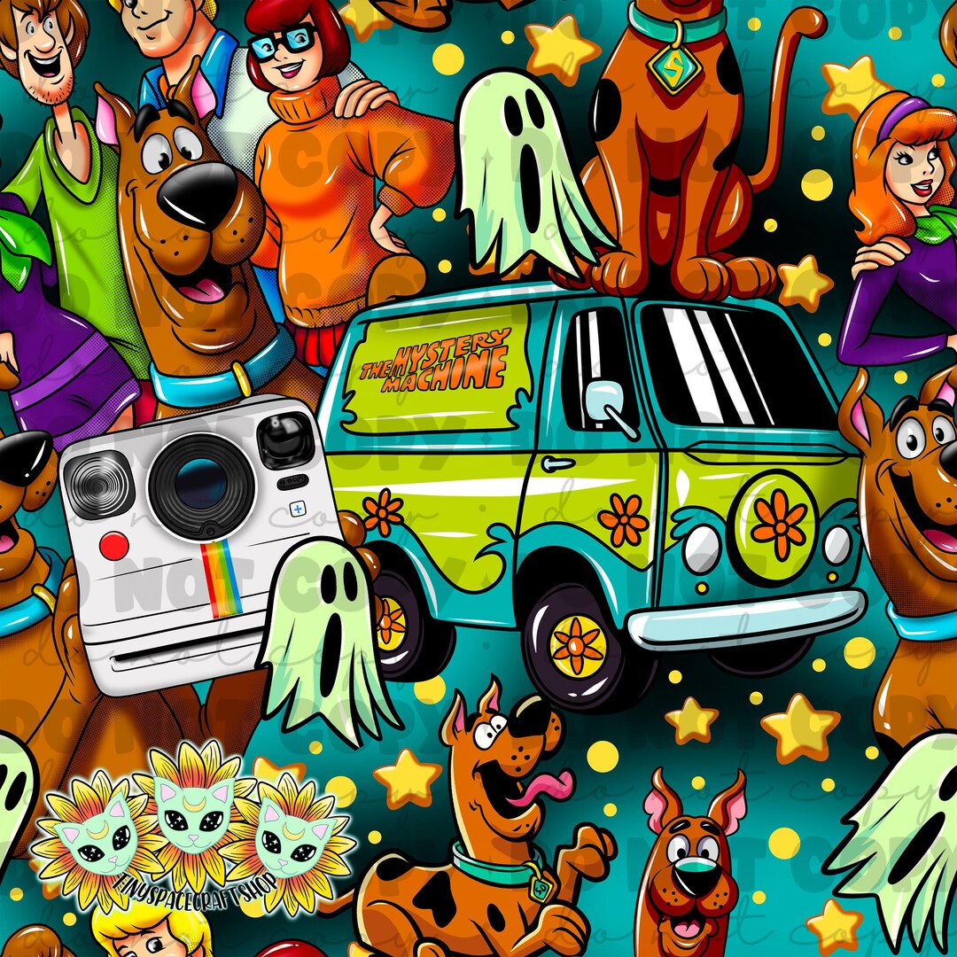 Mystery Friends SEAMLESS Png - Etsy