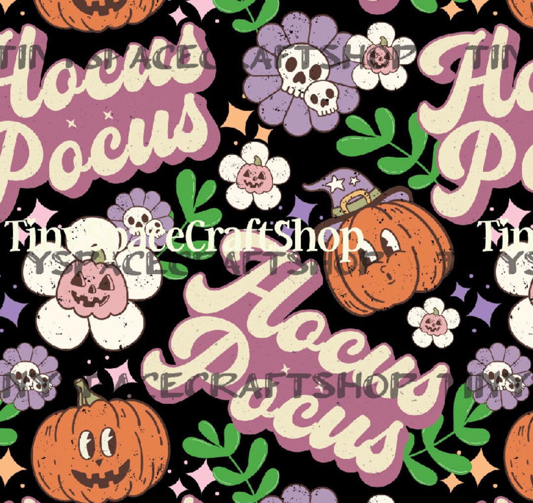 Hocus Pocus SEAMLESS PNG - Etsy