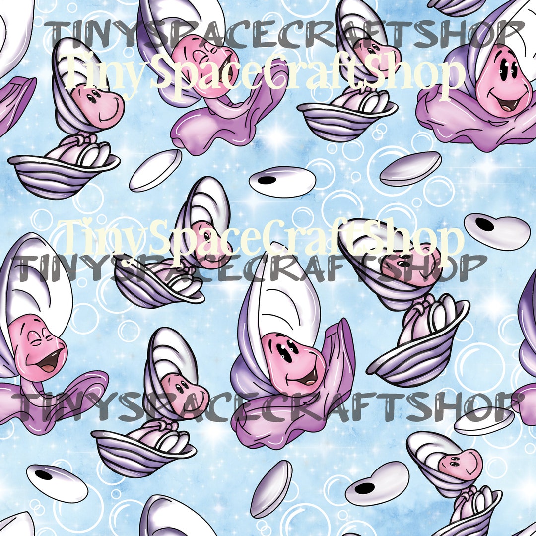 Cartoon Clams Hand Drawn SEAMLESS PNG - Etsy