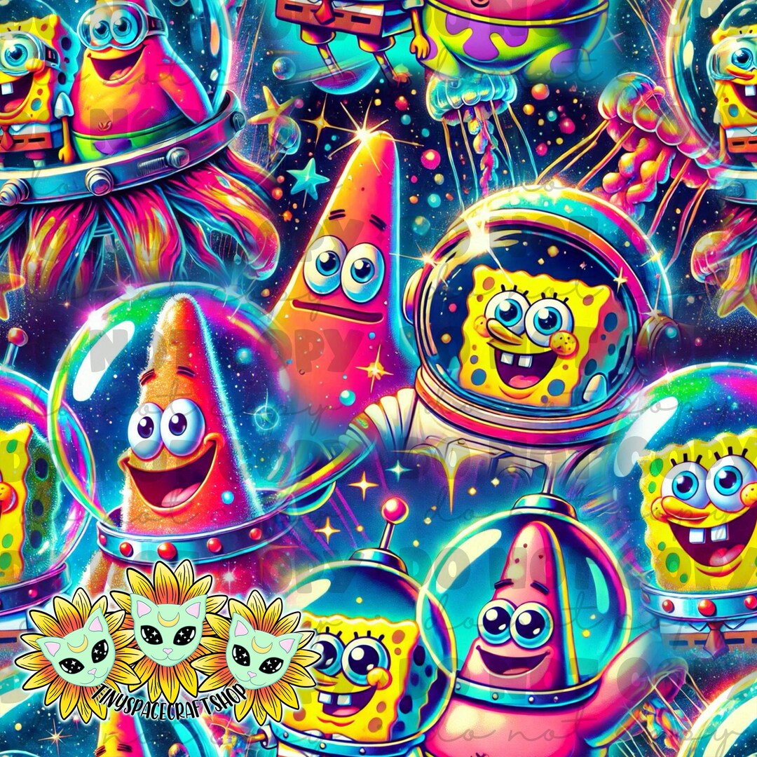 Space Sponge SEAMLESS File - Etsy