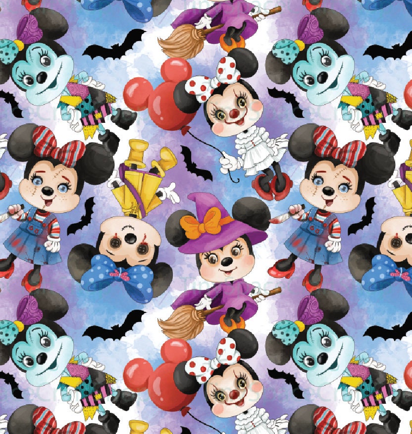 3 Mouse Halloween Horror Seamless PNG - Etsy