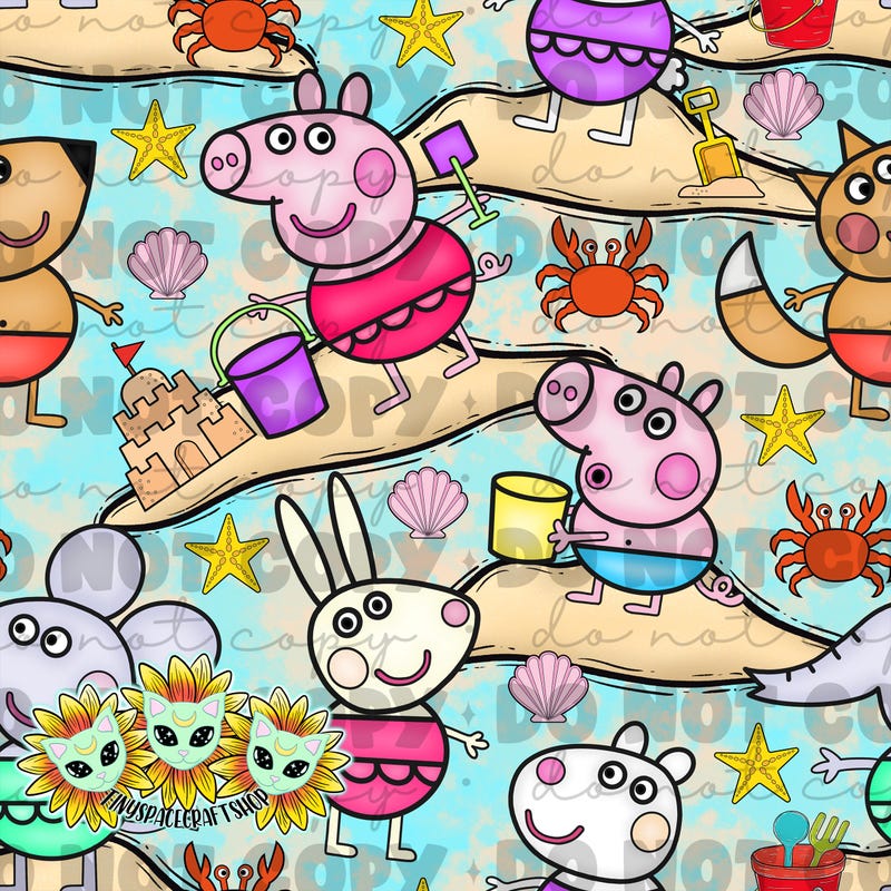 Peppa Pig Pattern - Etsy