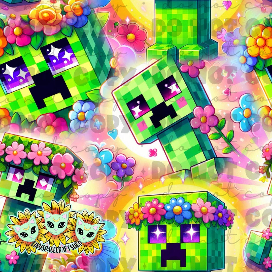 Girly Creep Seamless Repeating Pattern - Etsy