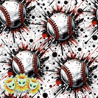 Seamless Baseball Pattern - Etsy