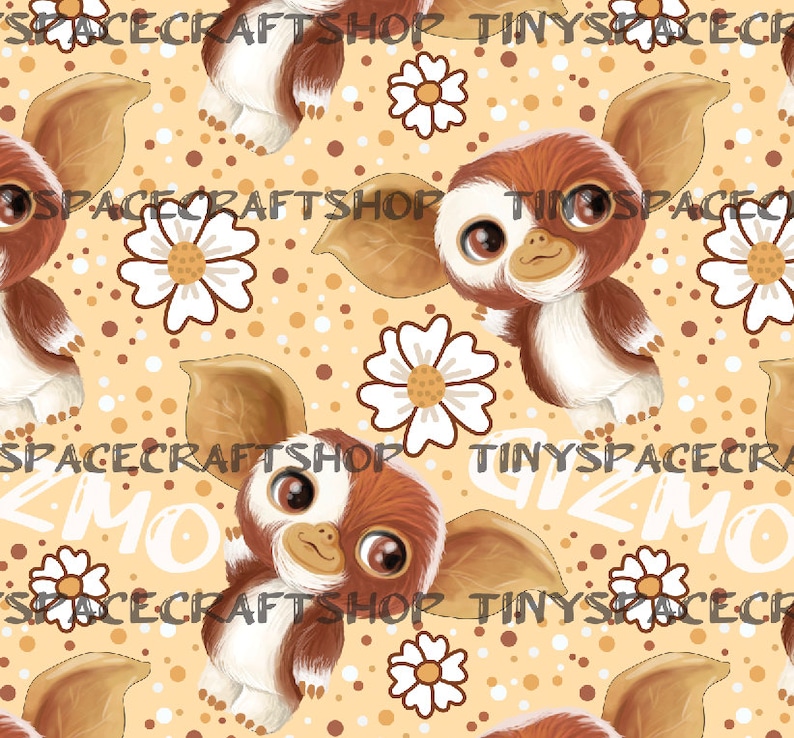 Gremlin Seamless PNG - Etsy