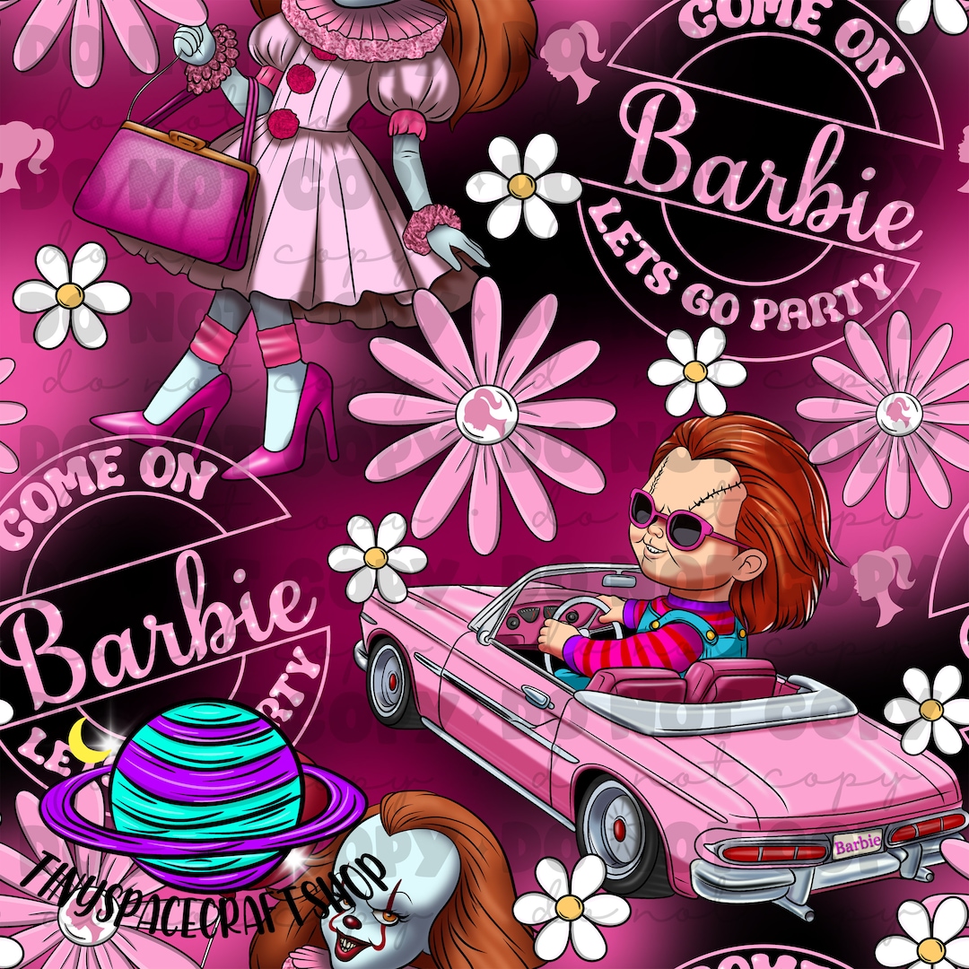 Pink Horror SEAMLESS Png - Etsy