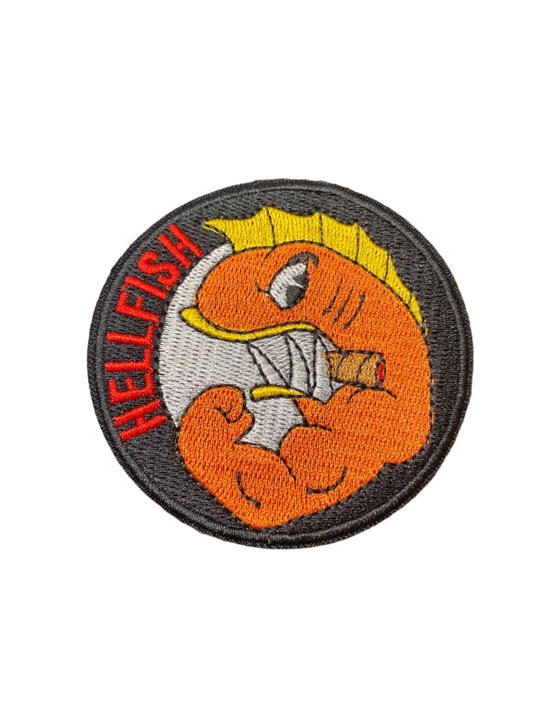Simpsons Flying Hellfish Homer Bart Cartoon Patch Iron On/sew - Etsy