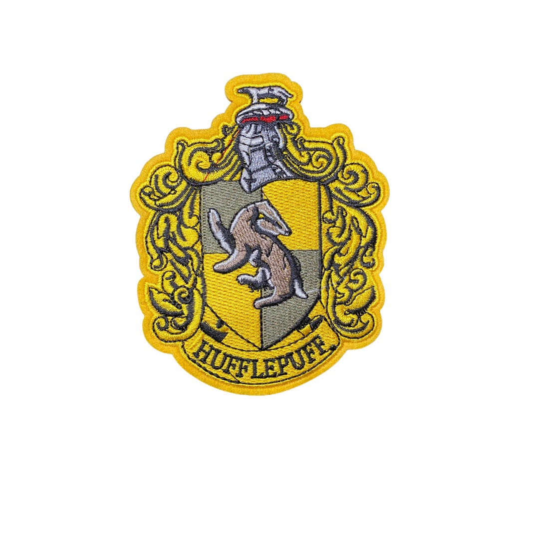 Harry Potter Hufflepuff Hogwarts Patch Iron On/sew On - Etsy