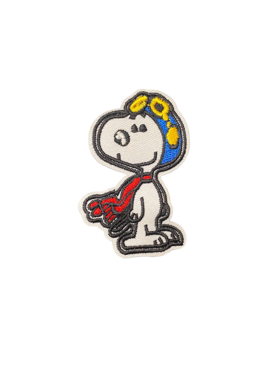 Snoopy Peanuts Cartoon Pilot Flying Patch Iron On/sew On - Etsy