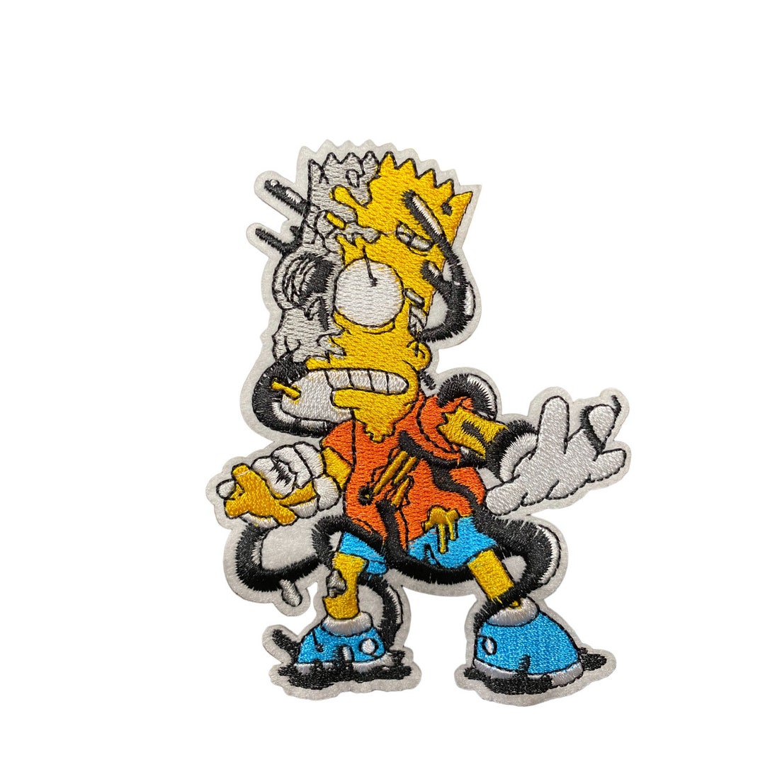 Bart Simpson TV Series Simpsons Robot Patch Iron On/sew On - Etsy