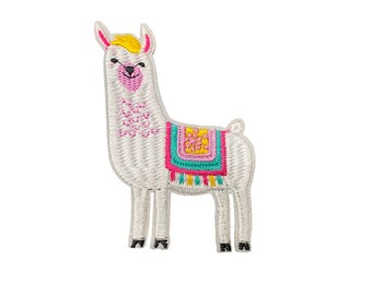 Alpaca Sheep Iron-on Patch Alpaca Sheep Badge Llama Animal - Etsy