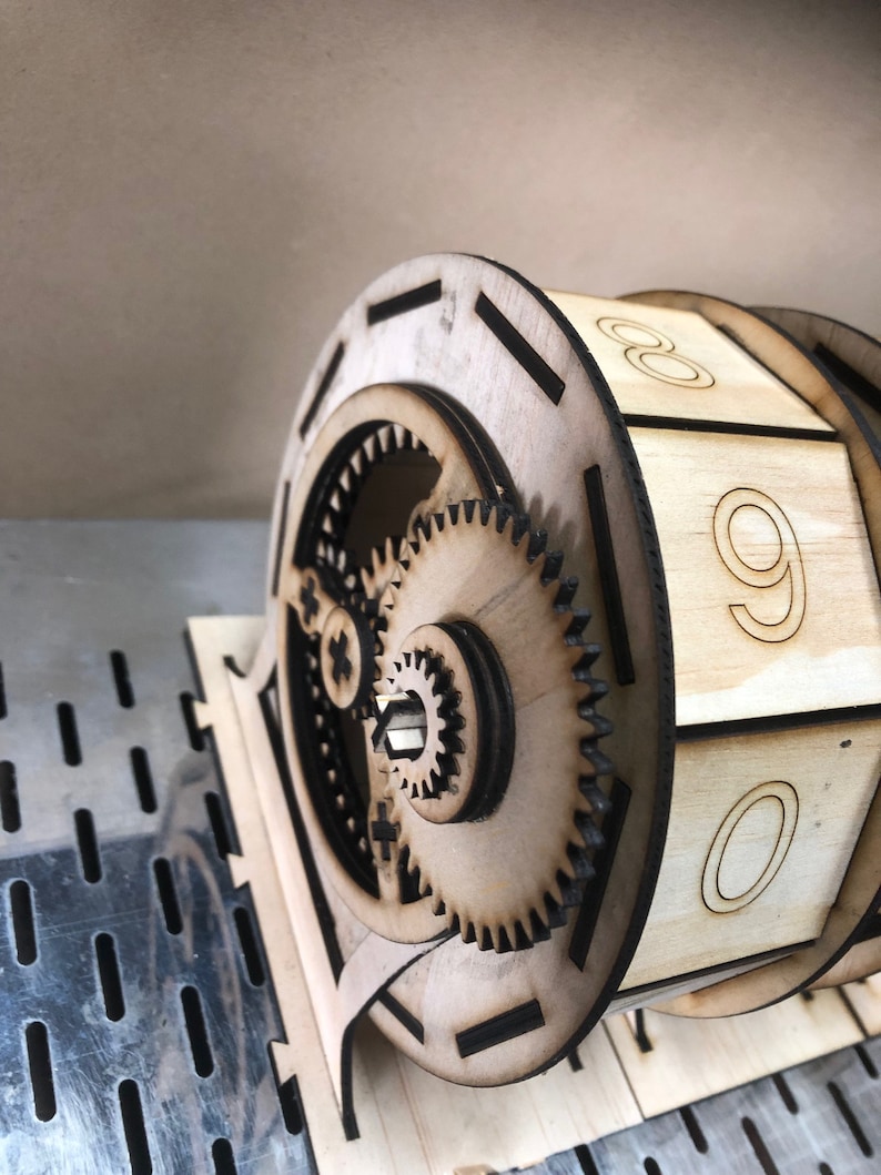 DXF File Download Geared Counter - Etsy