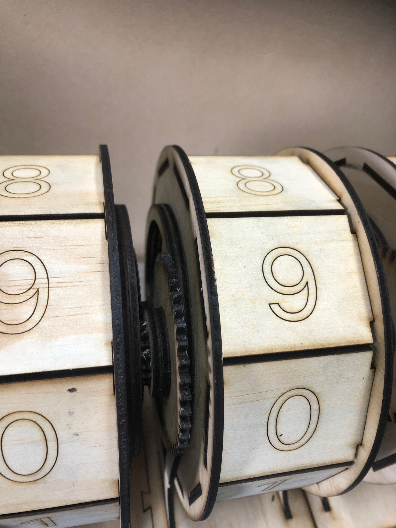 DXF File Download Geared Counter - Etsy