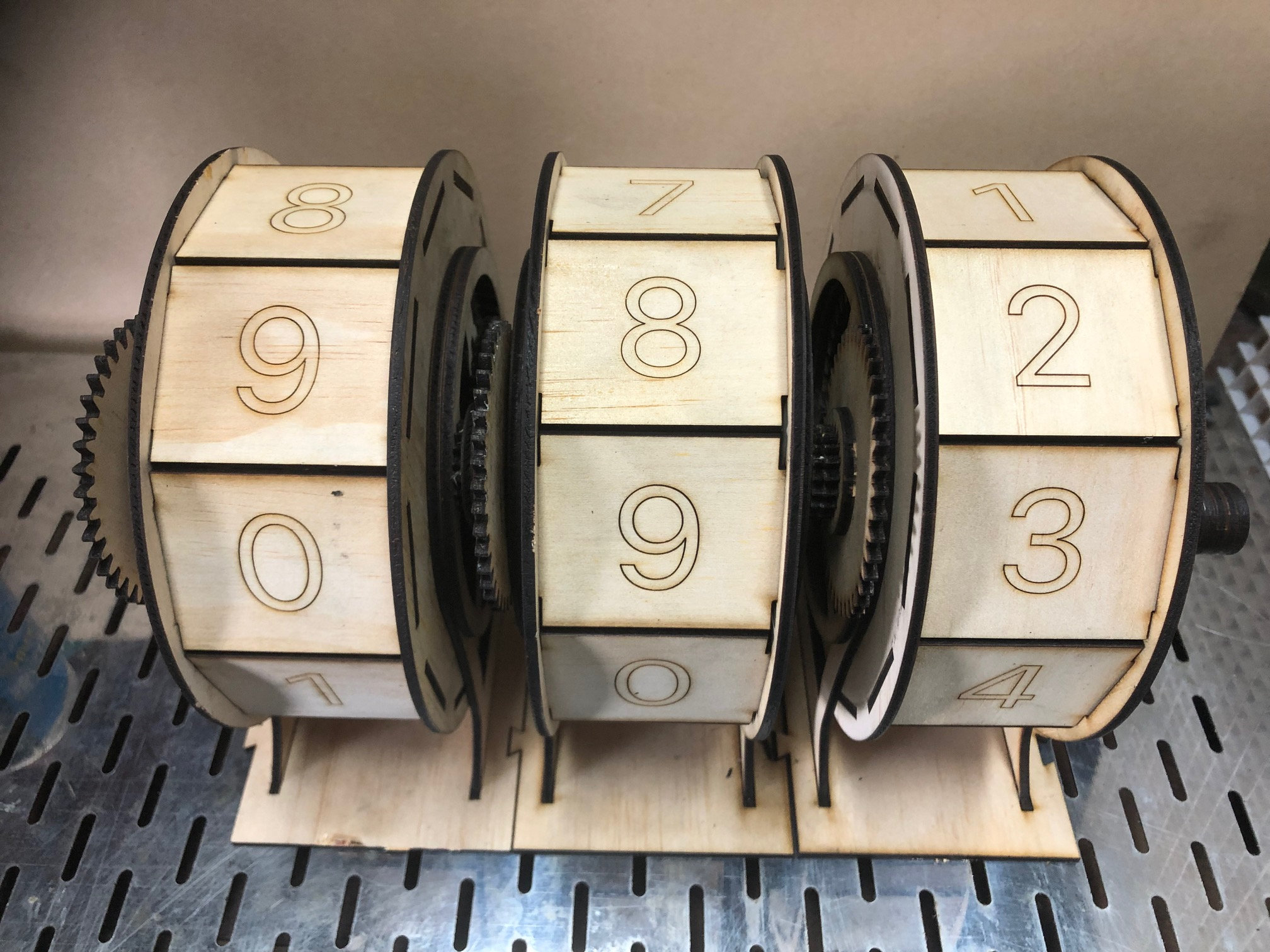 DXF File Download Geared Counter - Etsy