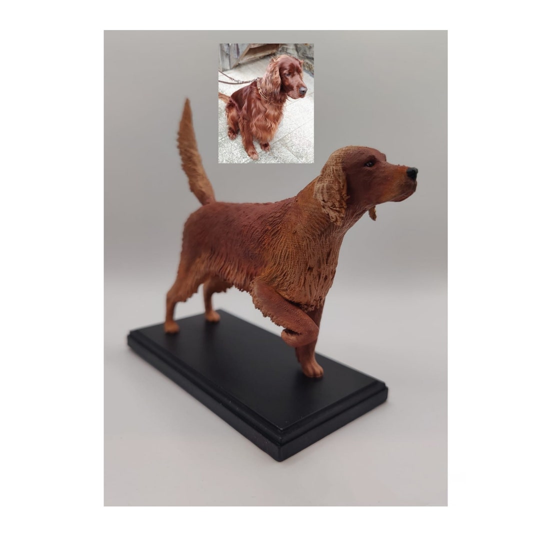 English Setter Statue - Handmade Painting - English Setter Statue - Dog ...