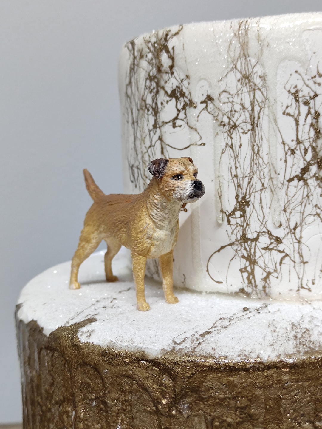 Border Terrier Cake Topper - Personalized Painting Service - Border ...