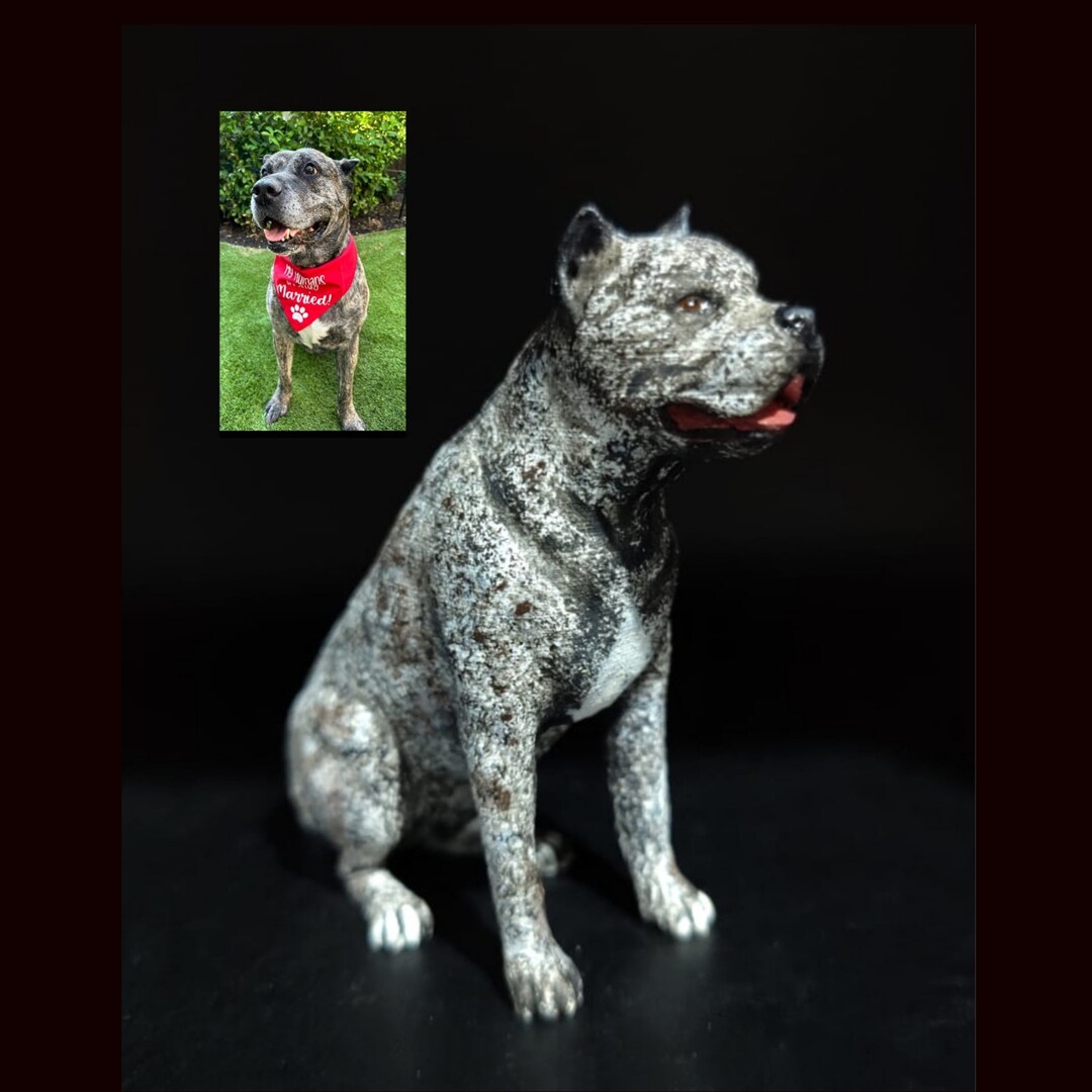 Cane Corso Statue Personalized Painting Service Dog Statue Dog ...