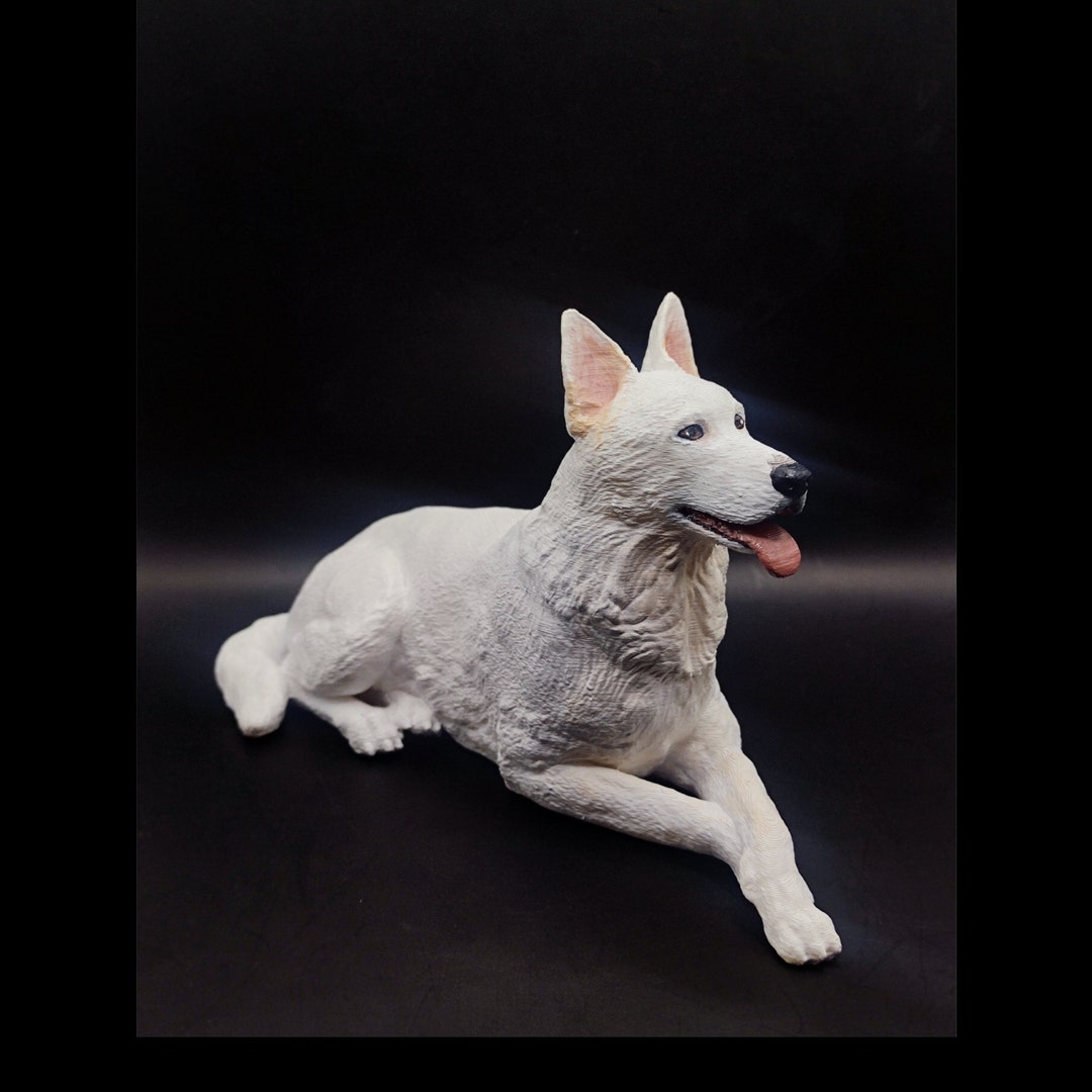 Custom German Shepherd Figurine – Personalized Dog Statue, Cake Topper ...