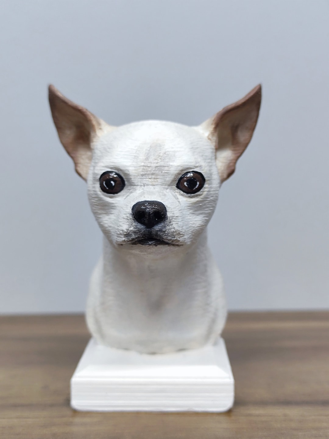 Custom Chihuahua Bust - Personalized Painting Service - Dog Statue ...