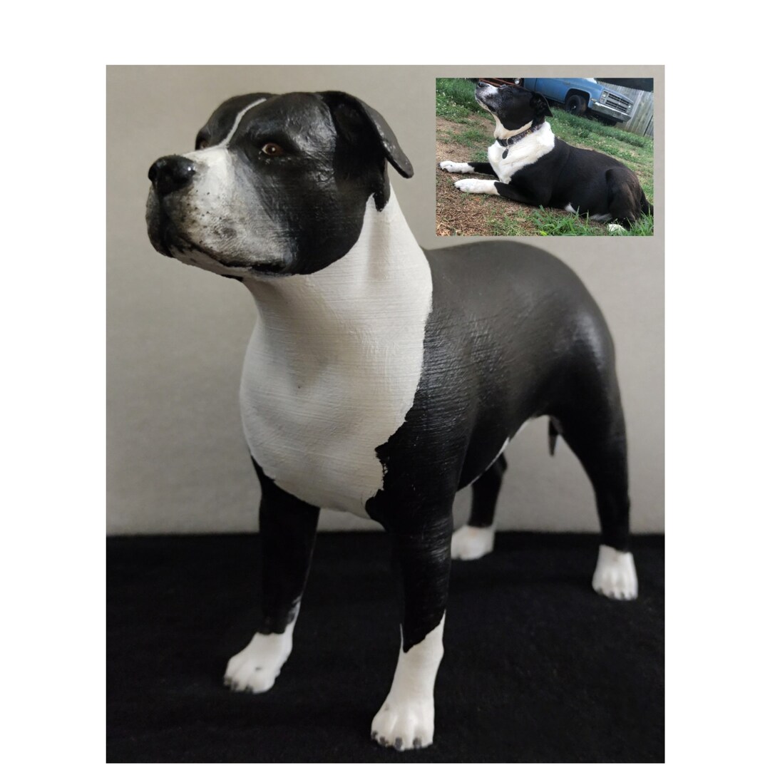 Custom Pitbull Terrier - Cake Topper - Personalized Painting Service ...