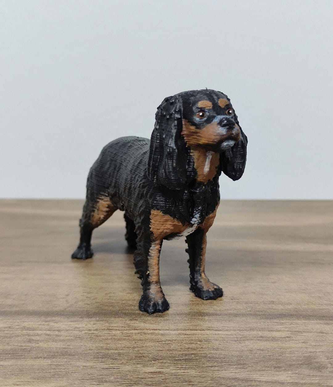 Black Cavalier King Charles Spaniel - Wedding Cake Topper - Handmade ...