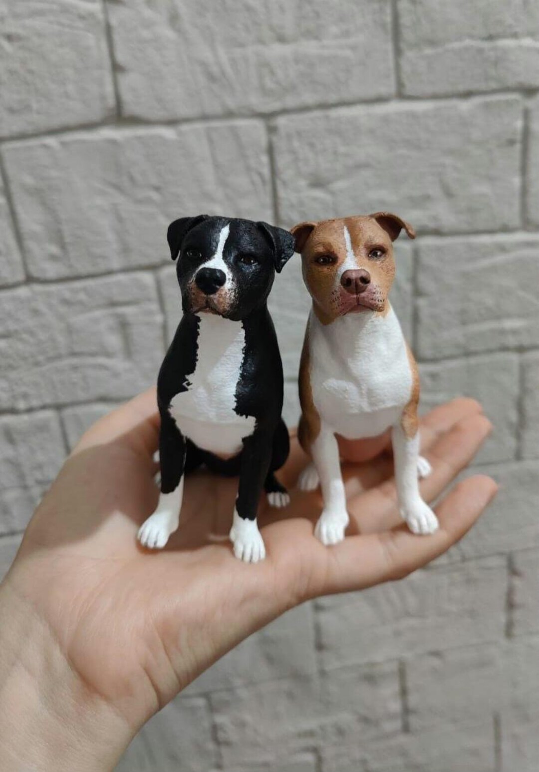 Custom Pitbull Terrier: Cake Topper - Dog Memorial - Dog Statue - Etsy